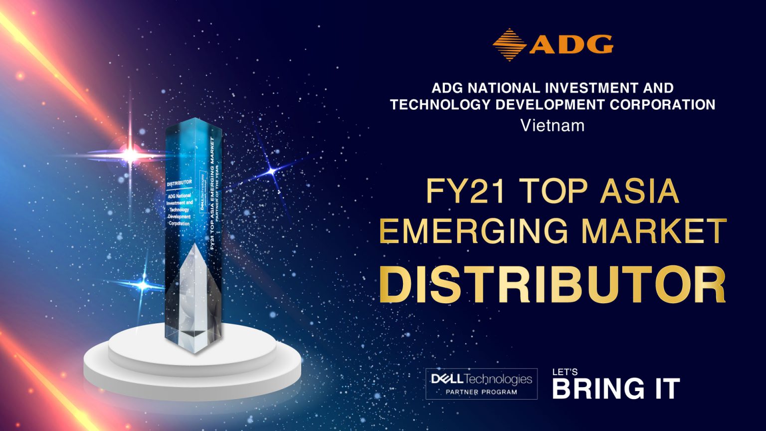 ADG chính thức trở thành nhà phân phối máy chủ Dell, laptop Dell và các ...